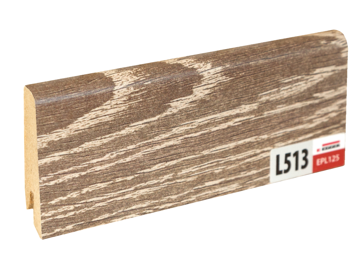 Egger L513 originální soklová lišta MDF 60 x 2400 mm | Supellex
