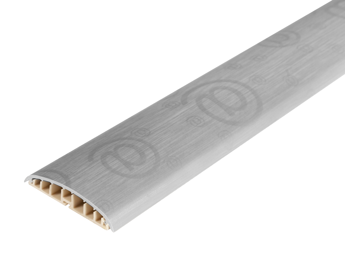 Přechodová lišta pro kabely Volta 74*1000 Stříbrná 62 | Supellex