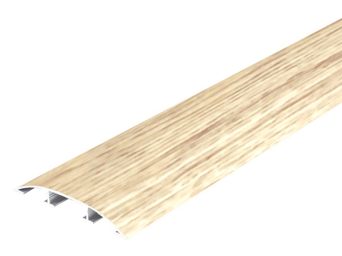 Přechodová lišta pro vedení kabelů Profilteam 75*1000 Dub bílý P26 | Supellex